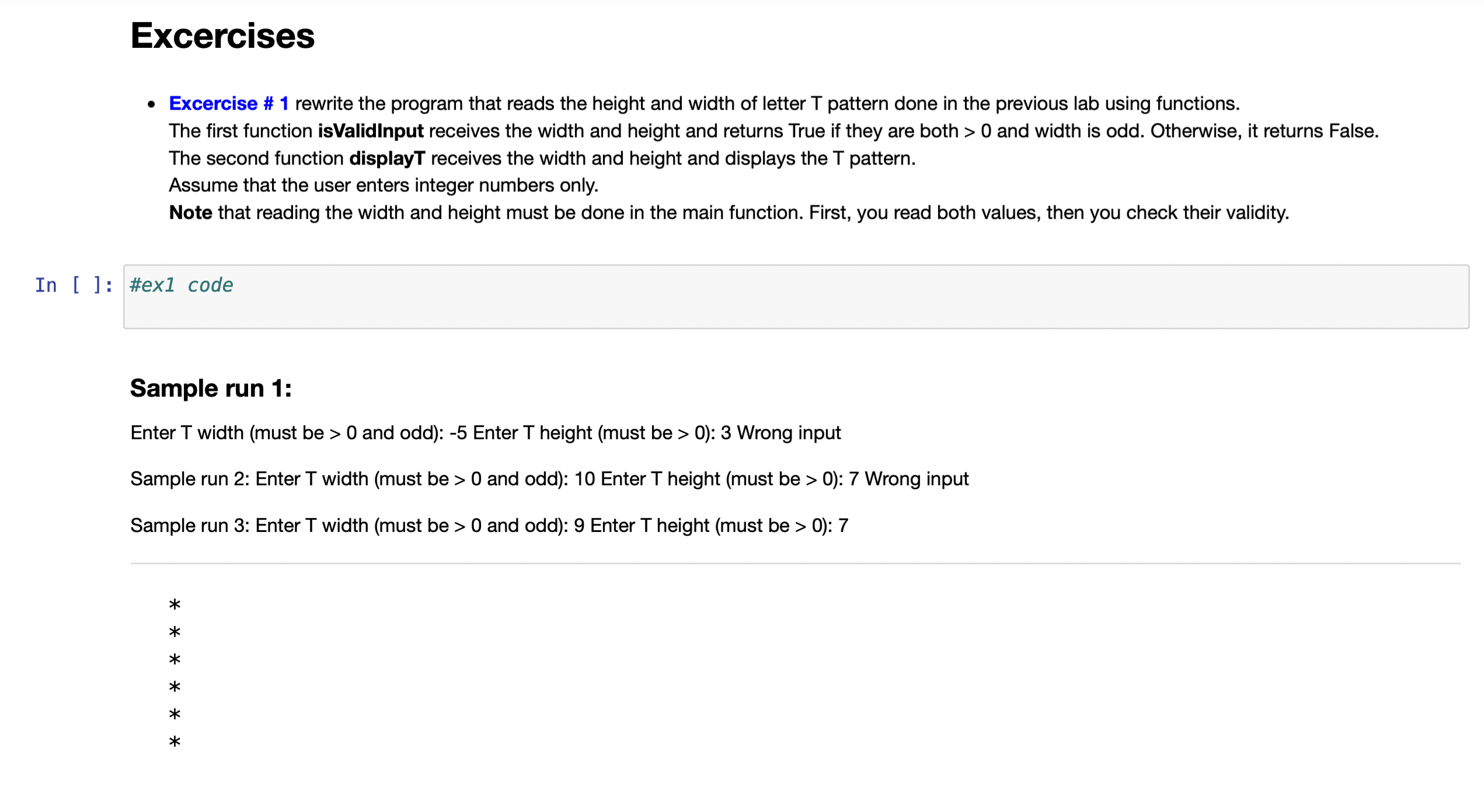 Solved Excercise 1 Rewrite The Program That Reads The