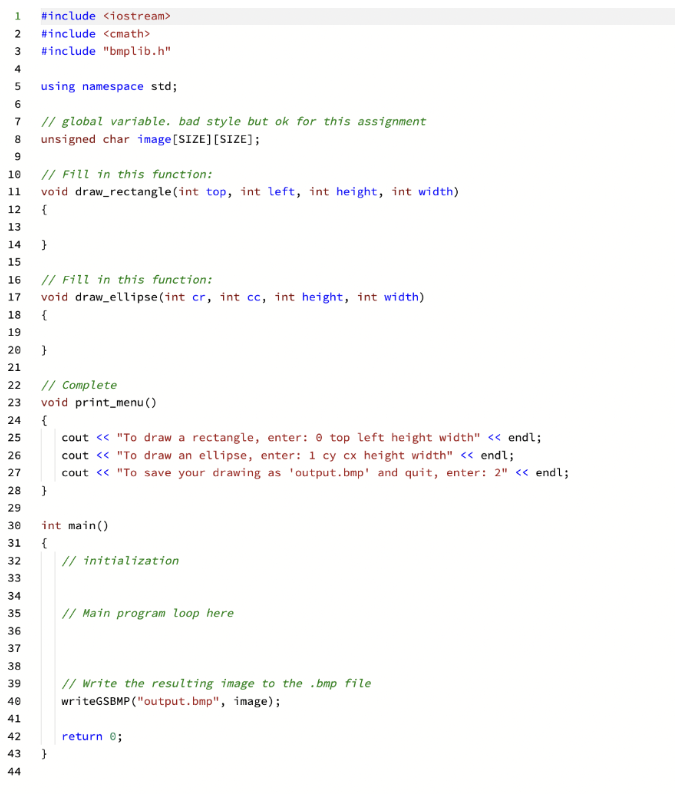 Solved Write a function implementation for the function with | Chegg.com