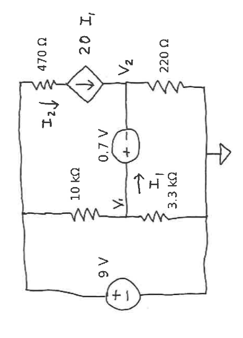 Solved 1 Analytically Solve The Circuit Shown In Figure 1 