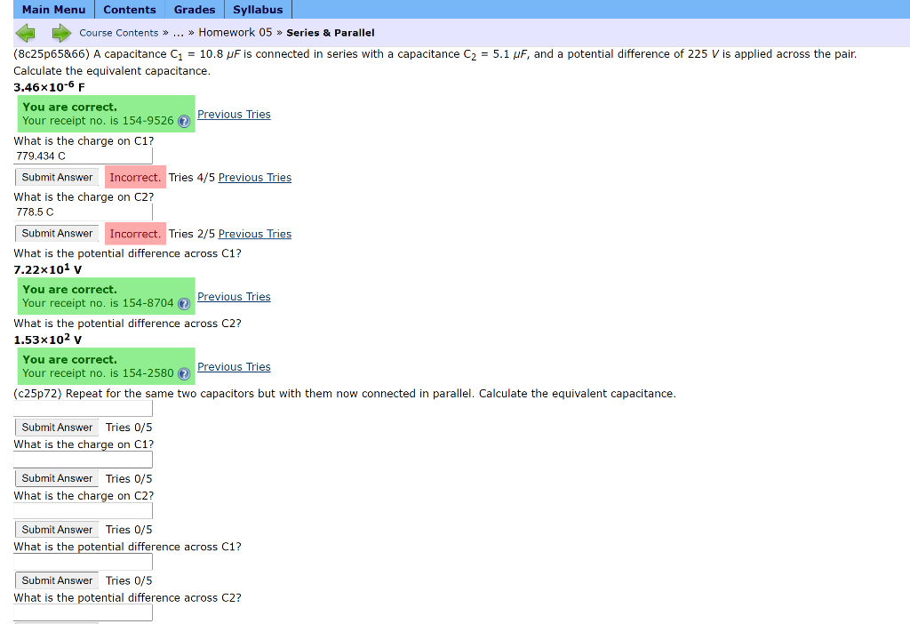 Solved Main Menu Contents Grades Syllabus Course Contents >> | Chegg.com