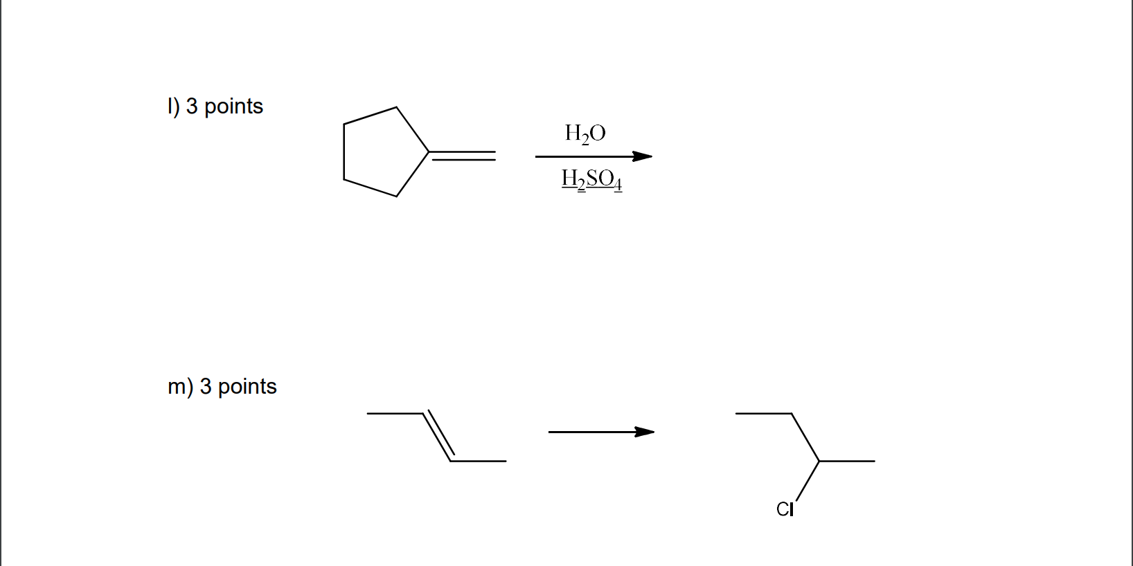 Solved Draw the reactant(s), product(s) or reagents needed | Chegg.com