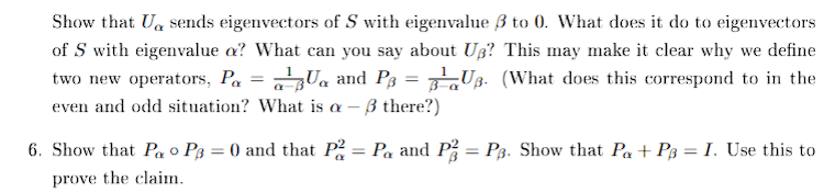 Solved Problem 3 Let S Be The Shift Operator On The Set V 