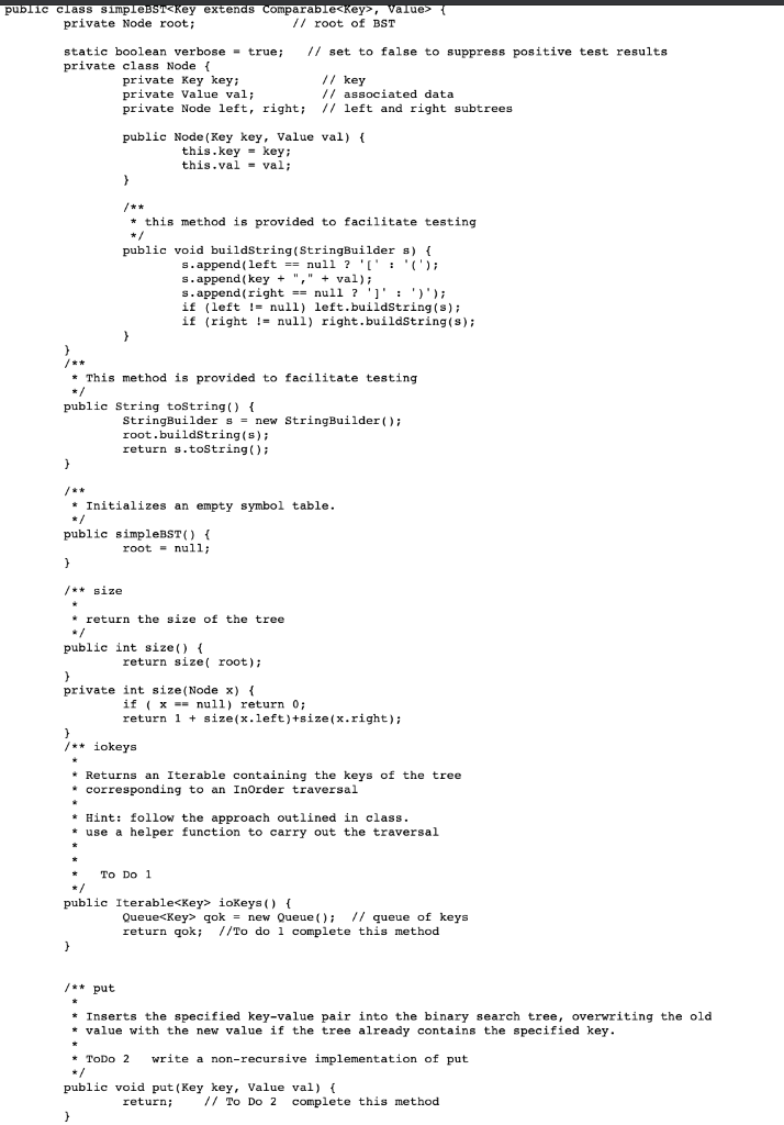 Solved public class simplessiskey extends comparable private | Chegg.com