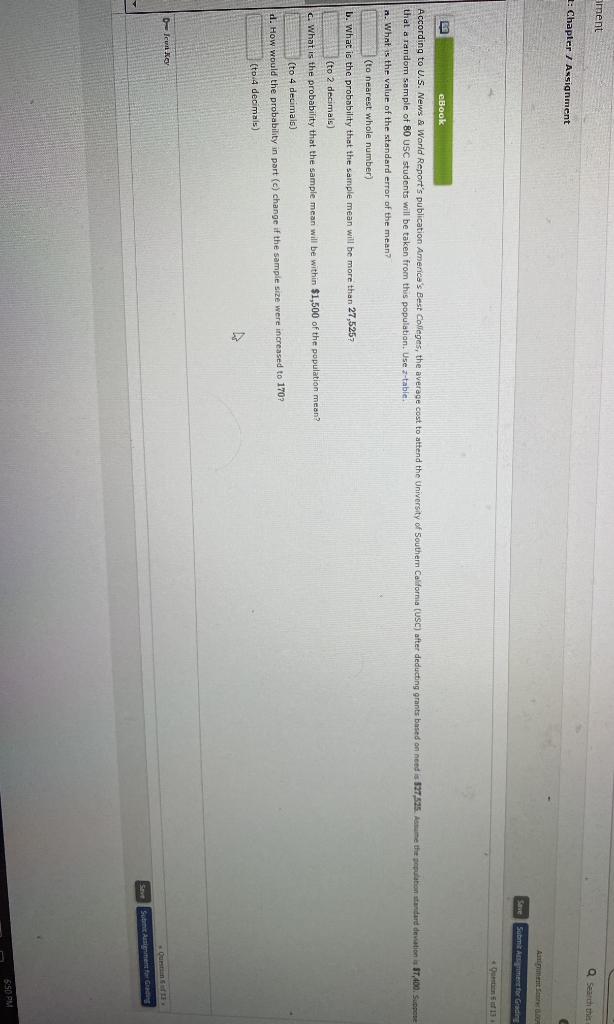Solved ament Q Search the : Chapter / Assignment Submitment | Chegg.com