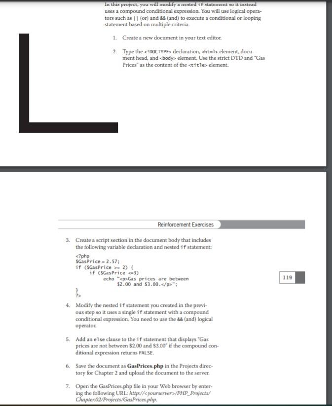 Solved In this project, you will modify a nested if | Chegg.com