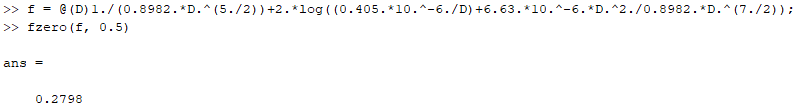 Solved 1 Matlab Fzero Function I Just Copied Some Matlab