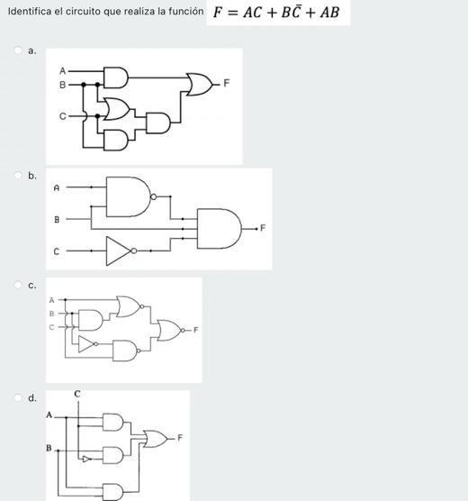 Solved F=AC+BCˉ+AB | Chegg.com