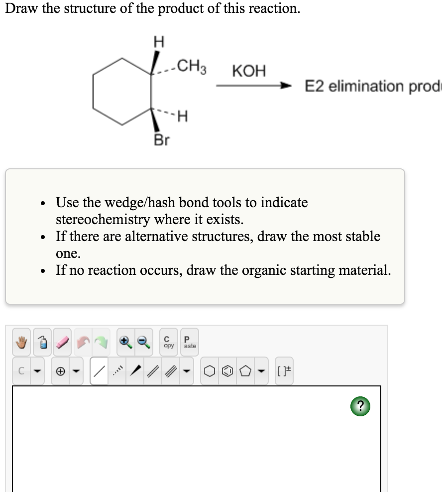 Solved Draw the structure of the product of this reaction, | Chegg.com