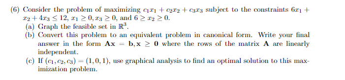 Solved (1) Recall from HW2 Q6 the problem of maximizing | Chegg.com