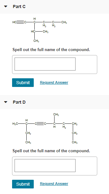 Solved H2 C-CH3 H2 H HC=CC H | HC-CH 1 CH3 Spell out the | Chegg.com
