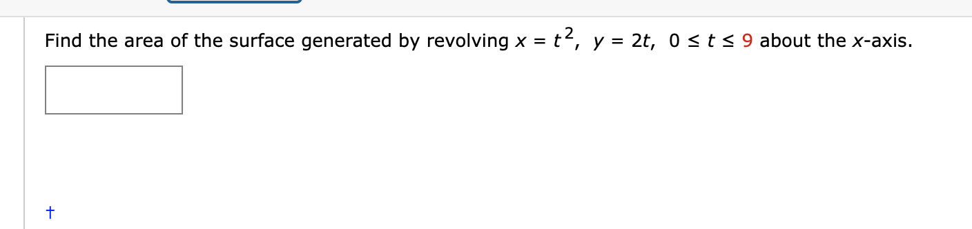 Solved Find the area of the surface generated by revolving | Chegg.com