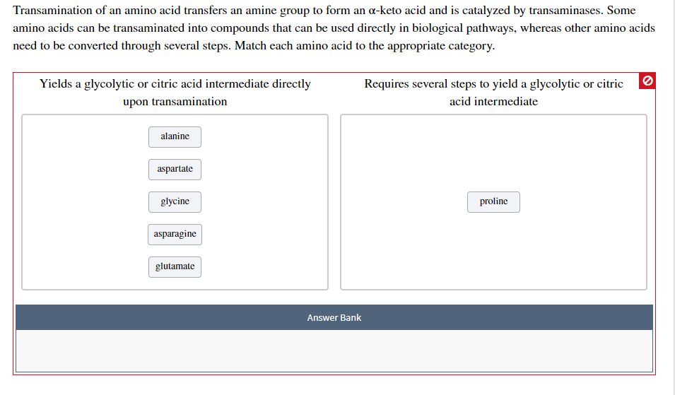 Solved Transamination of an amino acid transfers an amine | Chegg.com