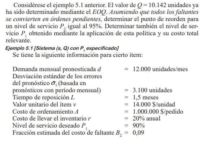 Solved Considérese el ejemplo 5.1 ﻿anterior. El valor de | Chegg.com