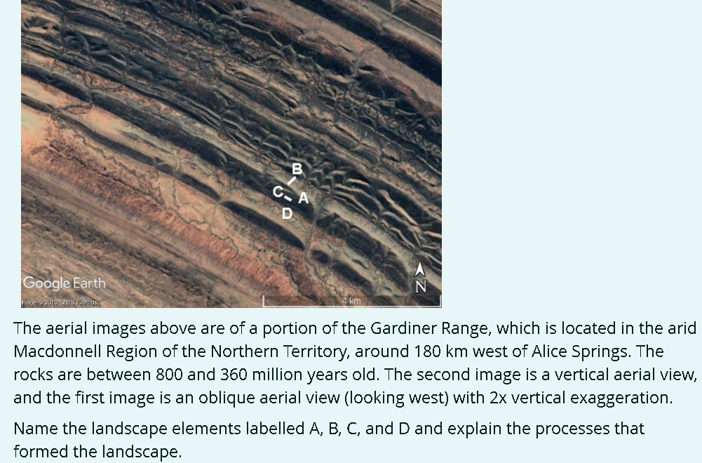 A B с D Google Earth Z> mede Landsat / Copernicus | Chegg.com