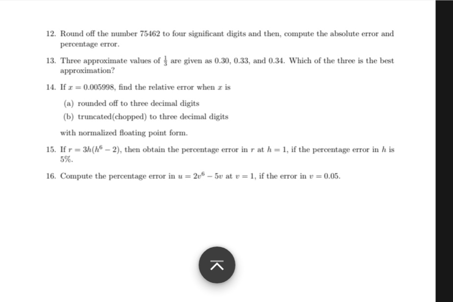 Solved 12. Round off the number 75462 to four significant | Chegg.com