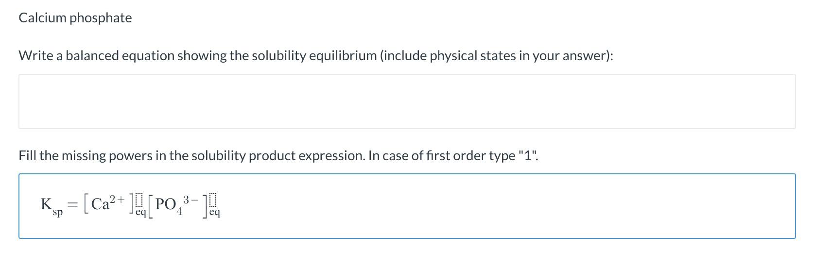 Solved For the following salts, write a balanced equation | Chegg.com