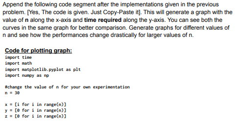 Append the following code segment after the | Chegg.com