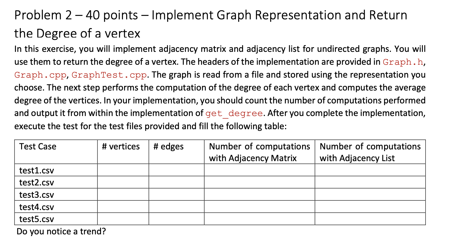 Graph.h #ifndef GRAPH_H_ #define GRAPH_H_ class | Chegg.com