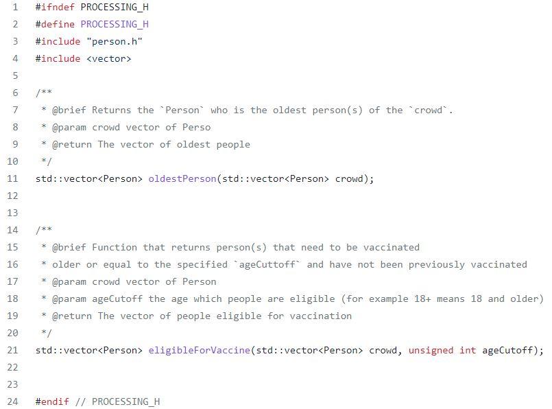 Solved TASK The Person class is missing a special member | Chegg.com