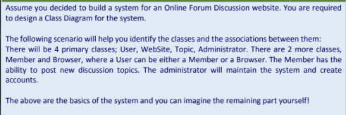 Solved Assume you decided to build a system for an Online | Chegg.com