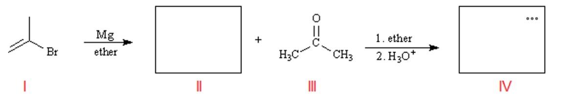 Solved AICI: III (C9H100) NaBH3CN 1) 03 2) DMS (C10H12) V | Chegg.com