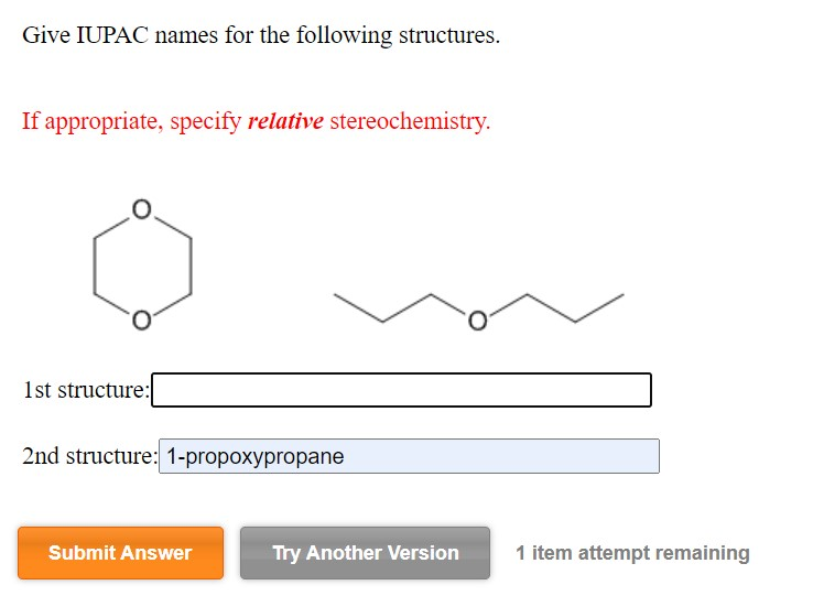 Solved Give IUPAC names for the following structures. If | Chegg.com