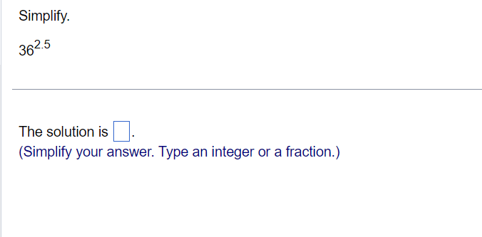 Solved The solution is (Simplify your answer. Type an | Chegg.com