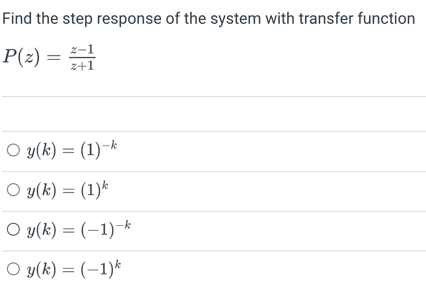 Solved Find the step response of the system with transfer | Chegg.com