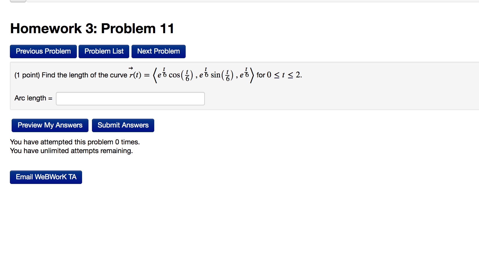 Solved Homework 3: Problem 11 Previous Problem Problem List | Chegg.com