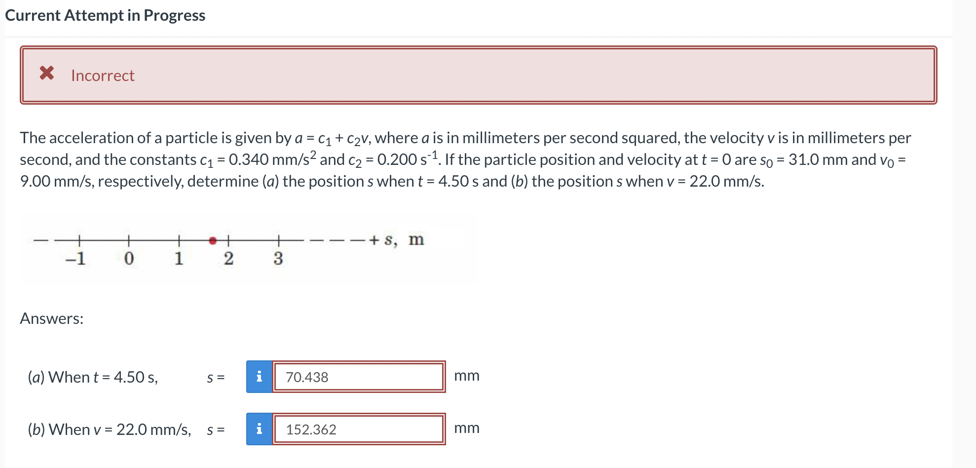 Solved Current Attempt in Progress X Incorrect The | Chegg.com
