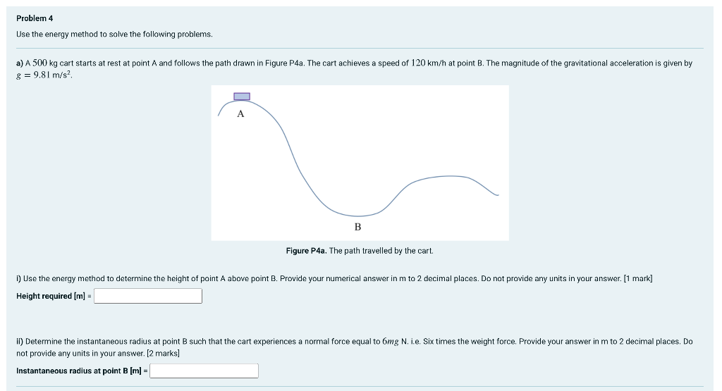 Solved Problem 4 Use the energy method to solve the | Chegg.com