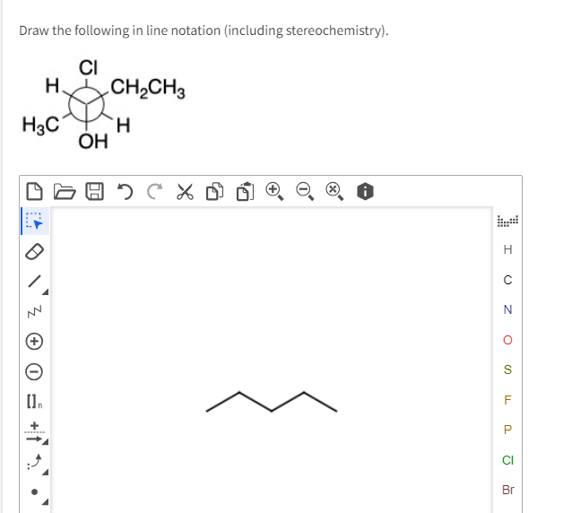 Solved Draw the following in line notation (including | Chegg.com