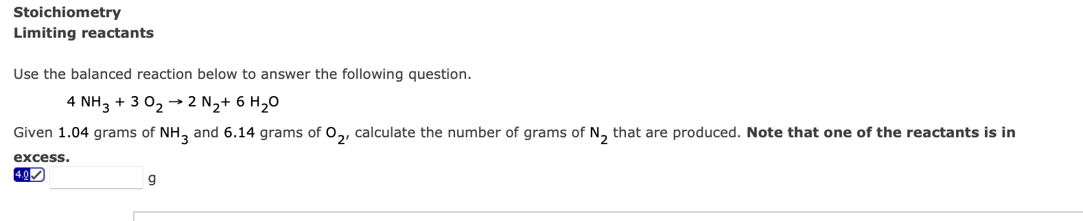 Solved Limiting reactants Use the balanced reaction below to | Chegg.com