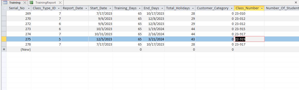 Solved Microsoft Access 2016 ReportIs it possible to print | Chegg.com