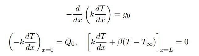 Solved d dᎢ k = 90 dc da (6.0 dᎢ -k = Qo, [ k dT dc +BCT – | Chegg.com