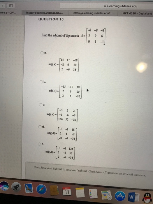 Solved ? elearning.utdallas.edu MKT 4330- Digital and i work | Chegg.com