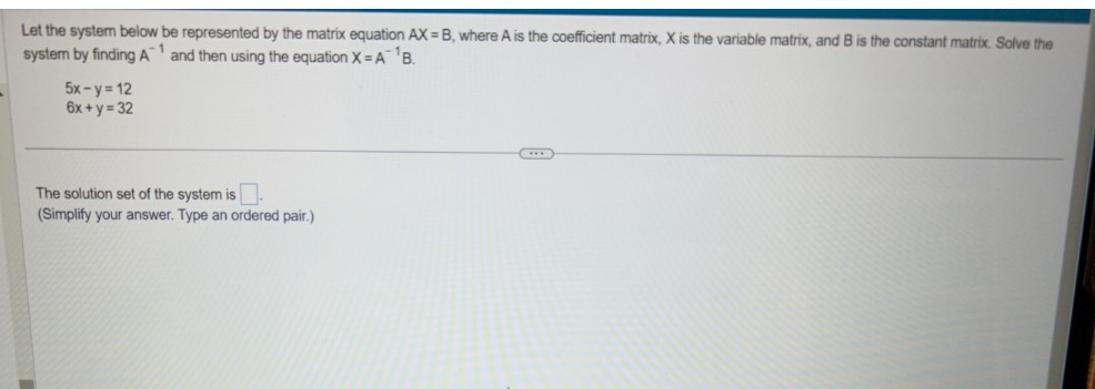 Solved Let the system below be represented by the matrix | Chegg.com