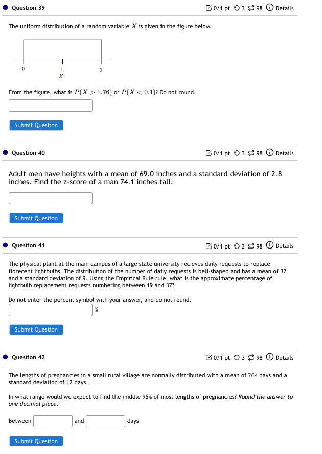 Solved The uniform distribution of a random variable X is | Chegg.com