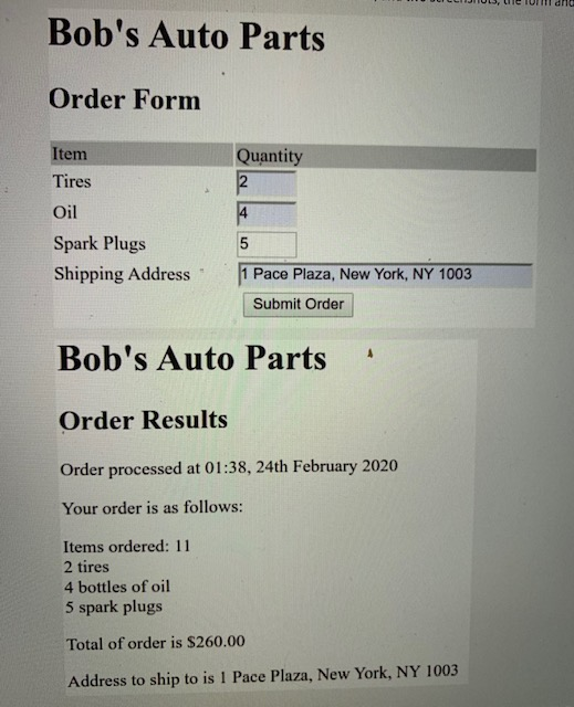 Solved Design and implement a JavaServlet application that | Chegg.com