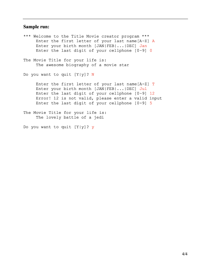 Solved Background Preparation: The use of programmer-defined | Chegg.com
