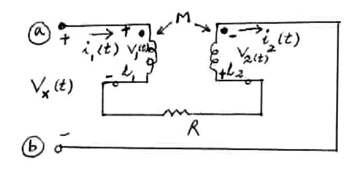 Solved Below is linear transformer circuit 1) Find VX(t) | Chegg.com