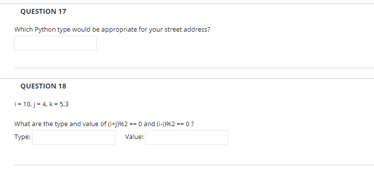 Solved I would really appreciate it if you could answer all | Chegg.com
