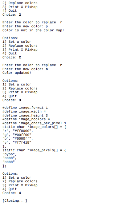 Solved Assignment 6B: X PixMap Images. Most images are | Chegg.com