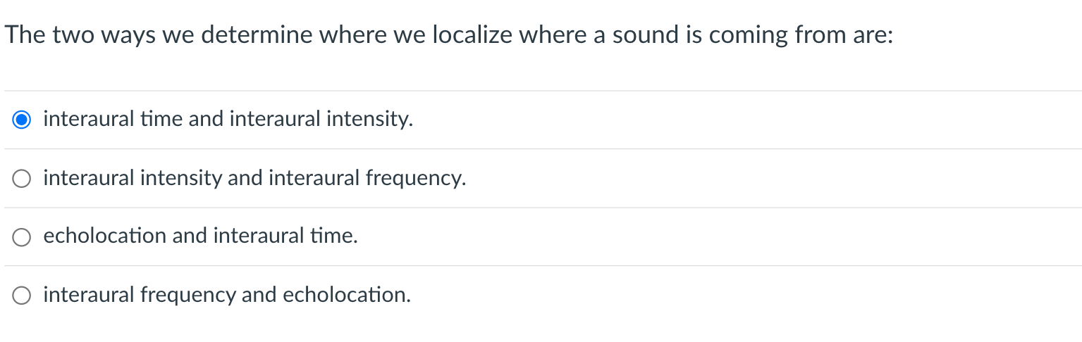 Solved The Two Ways We Determine Where We Localize Where A