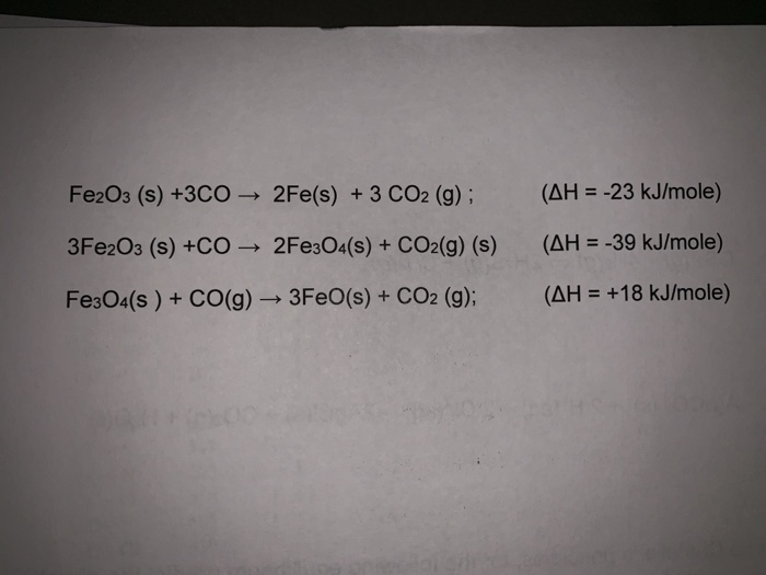 Схема превращений fe2o3 fe