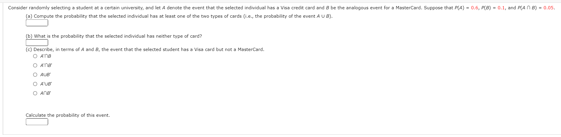 Solved Consider randomly selecting a student at a certain | Chegg.com