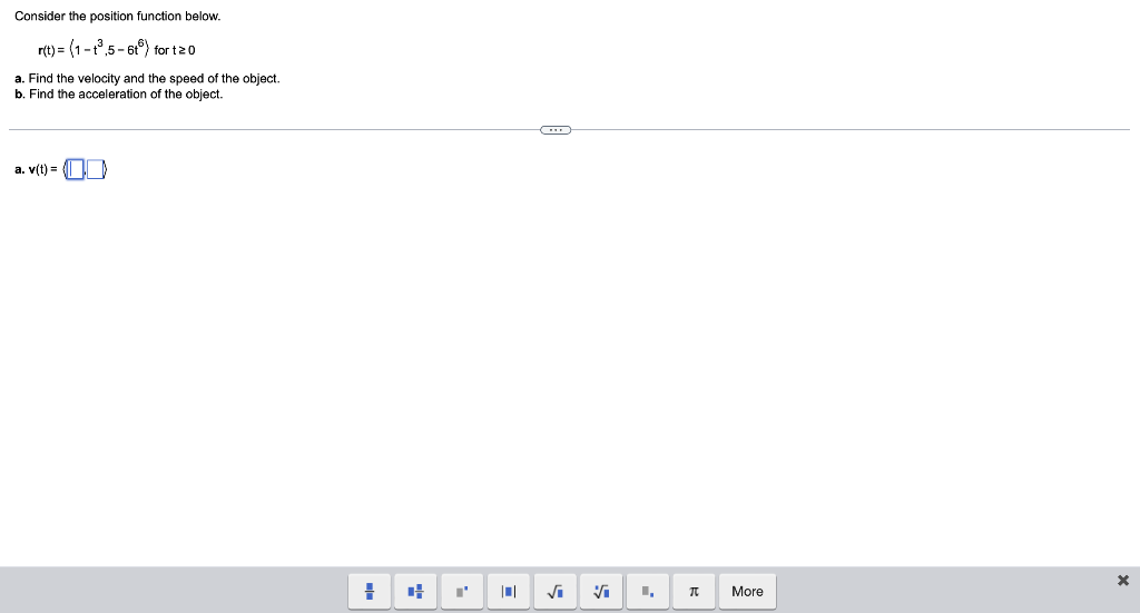 Solved Consider the position function | Chegg.com
