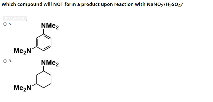 Solved Which compound will NOT form a product upon reaction | Chegg.com