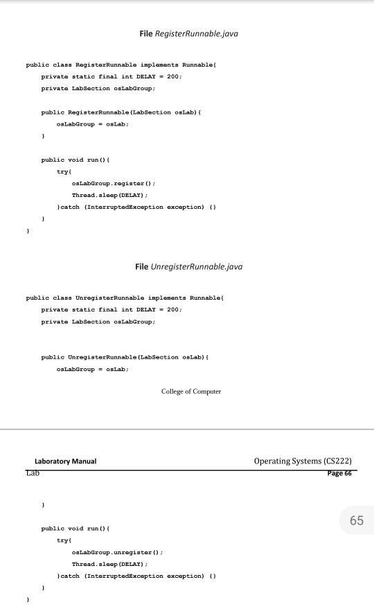 Solved Exercise: The program below simulates a student | Chegg.com