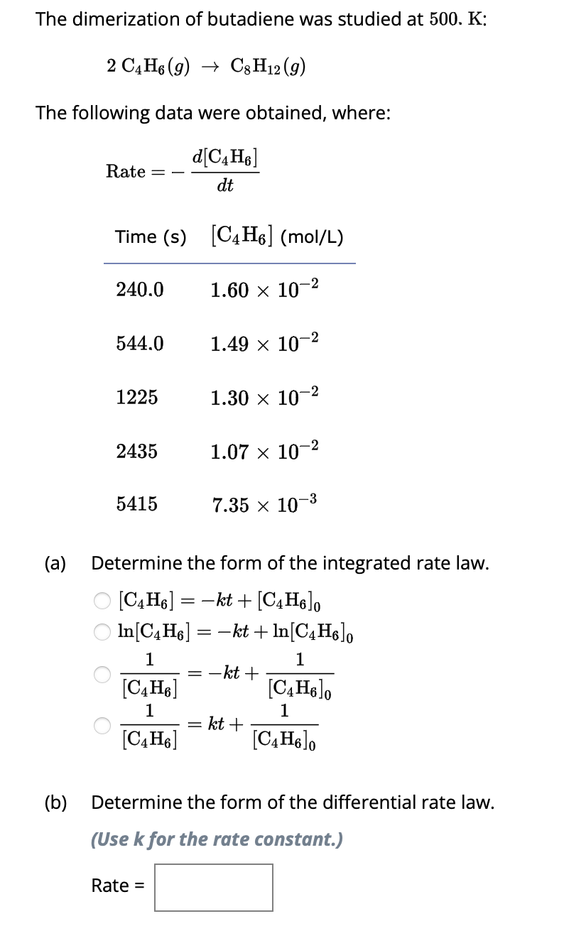 Solved c: Using the first and last data points, determine | Chegg.com